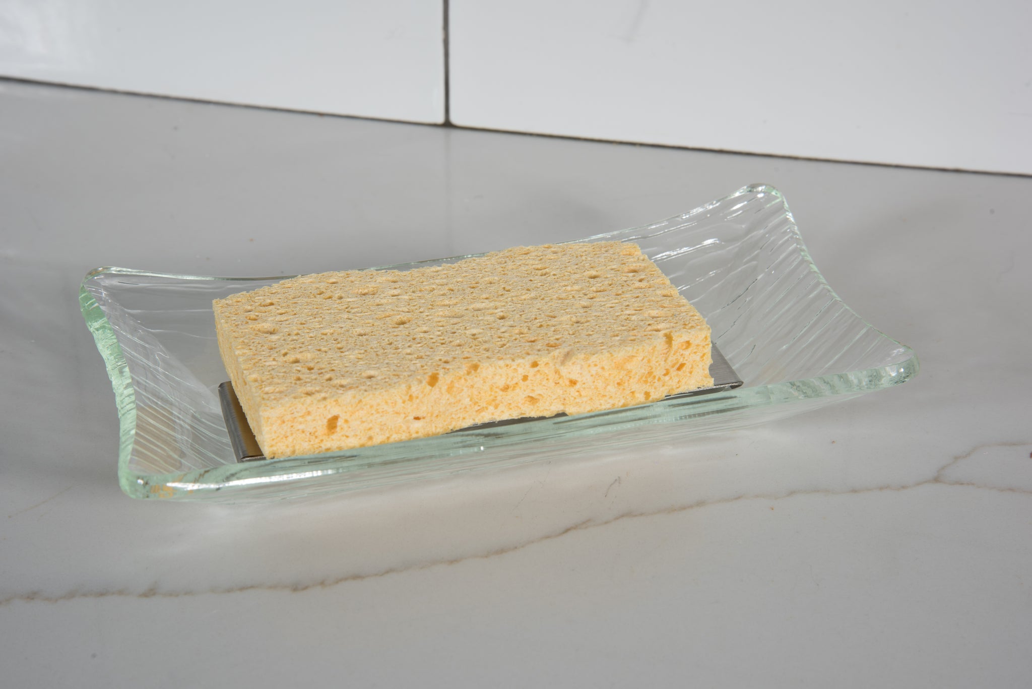 Sponge Holder Tray |Dish Scrubber Holder for Kitchen Sink - Zojila